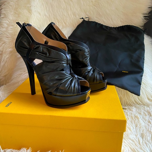 Fendi | Shoes | Authentic Fendi Black Booties | Poshmark